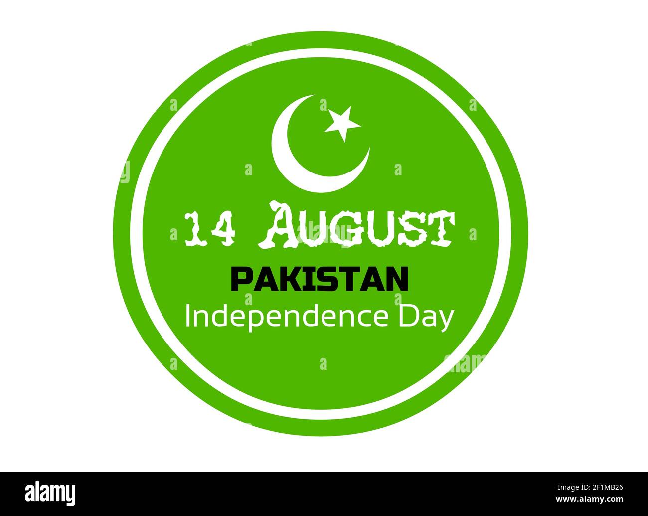 Pakistan independence day ,14 august Design Illustration. greeting card ...