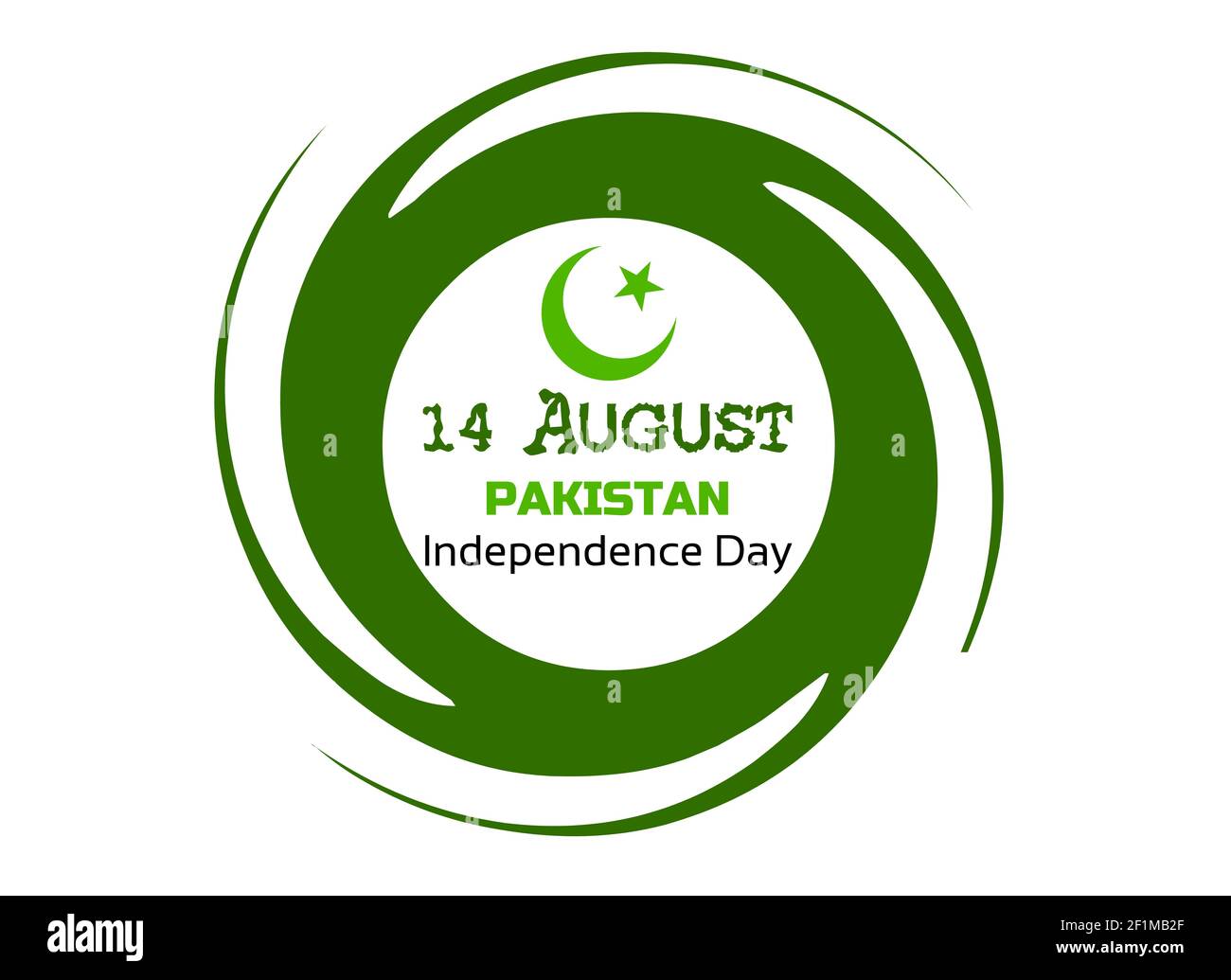 Pakistan independence day ,14 august Design Illustration. greeting card ...