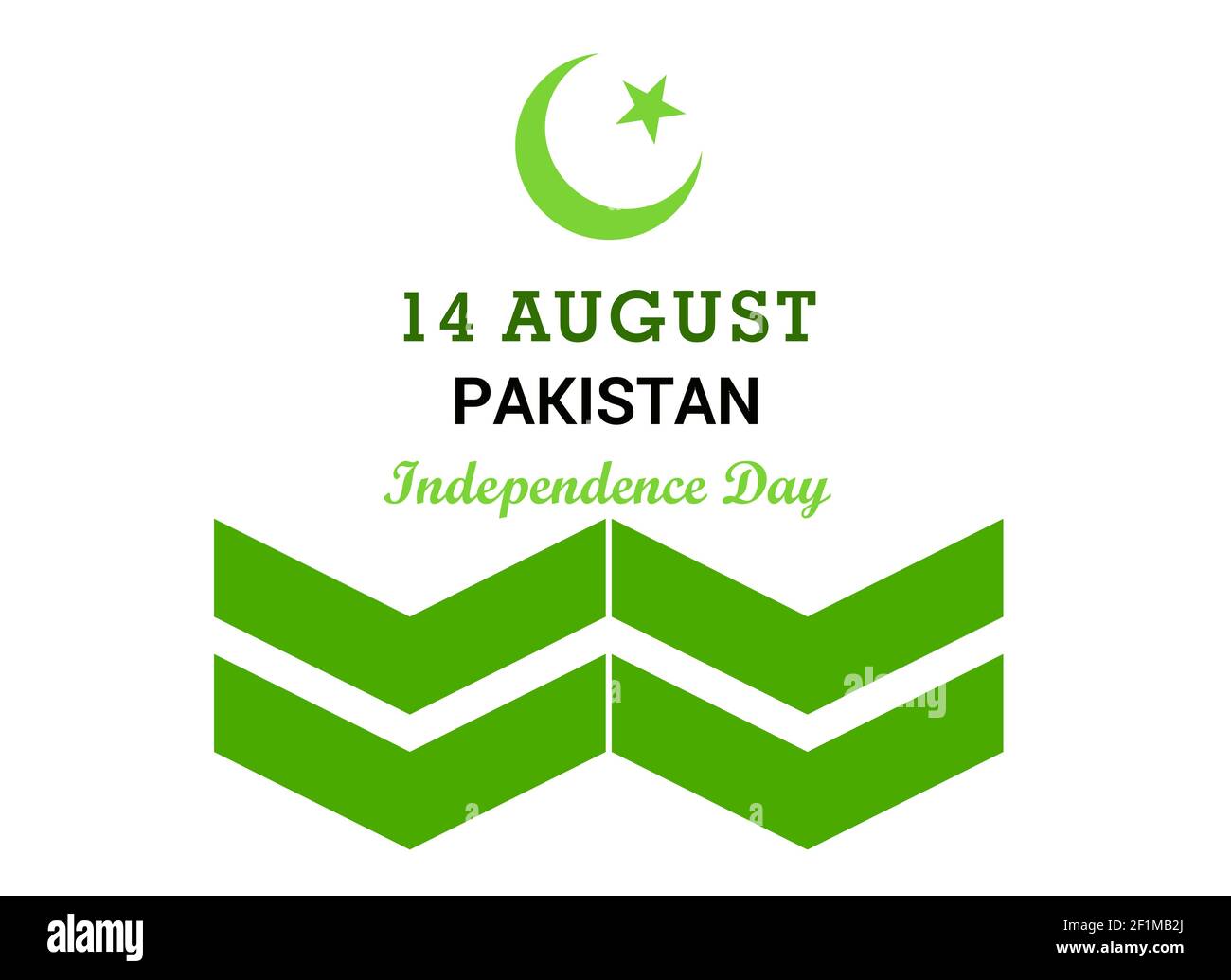 Pakistan independence day ,14 august Design Illustration. greeting card ...
