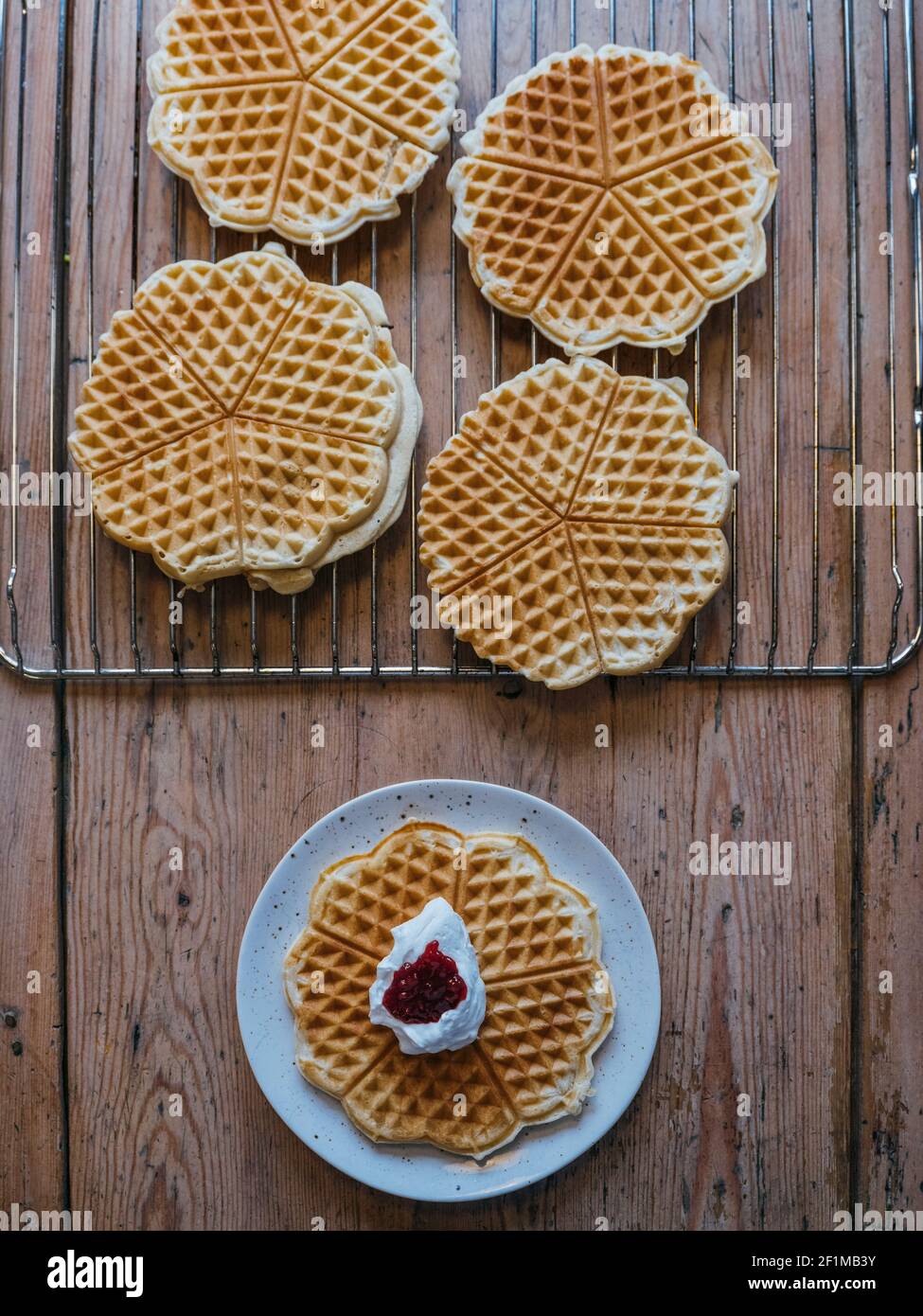 Waffles studio hi-res stock photography and images - Alamy