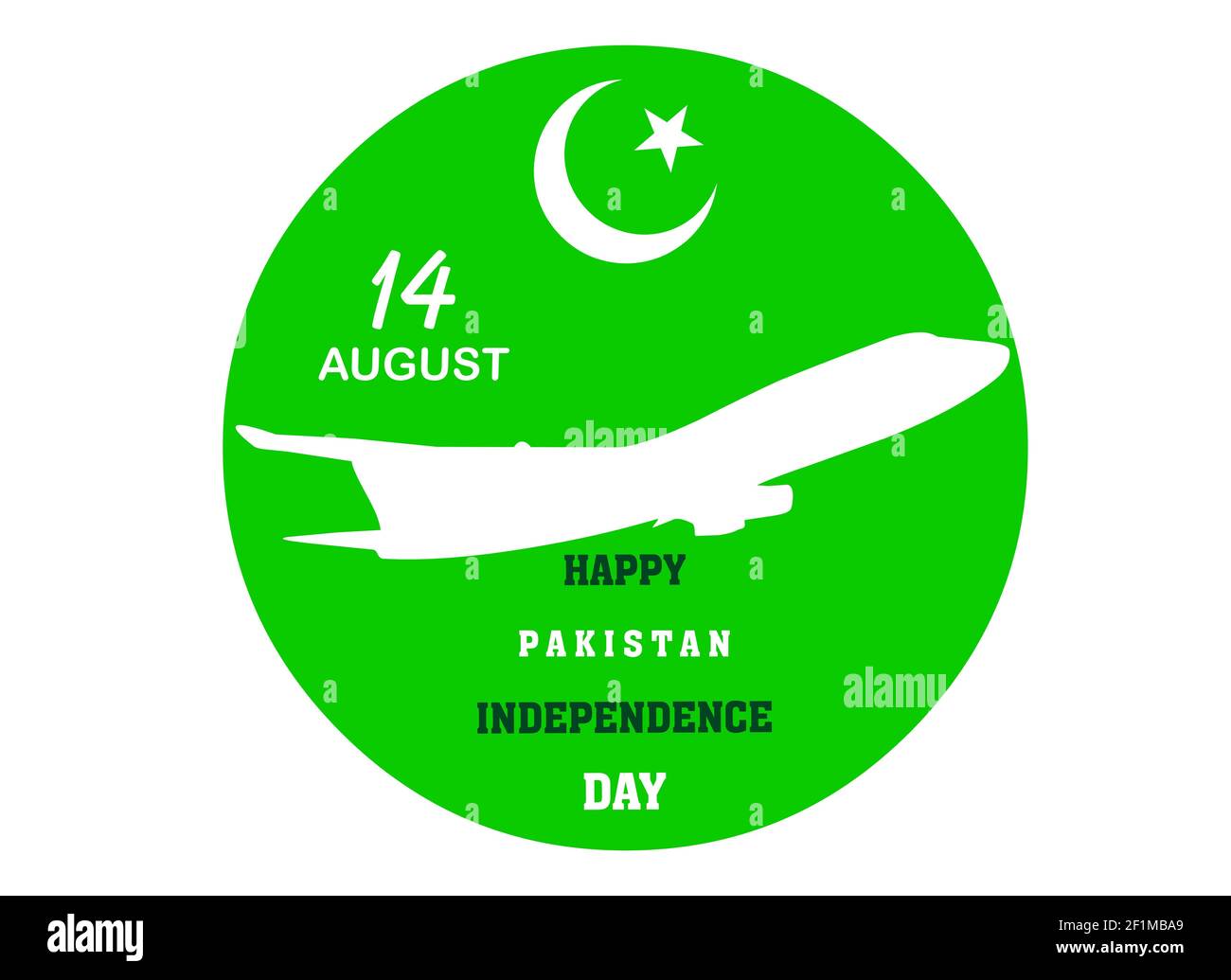 Pakistan independence day ,14 august Design Illustration. greeting card ...