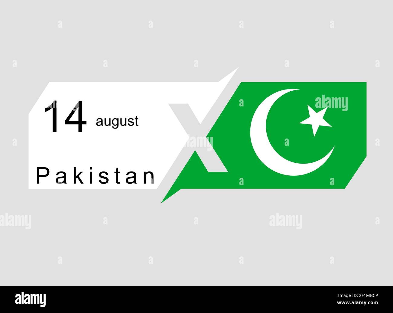 Pakistan independence day ,14 august Design Illustration. greeting card ...