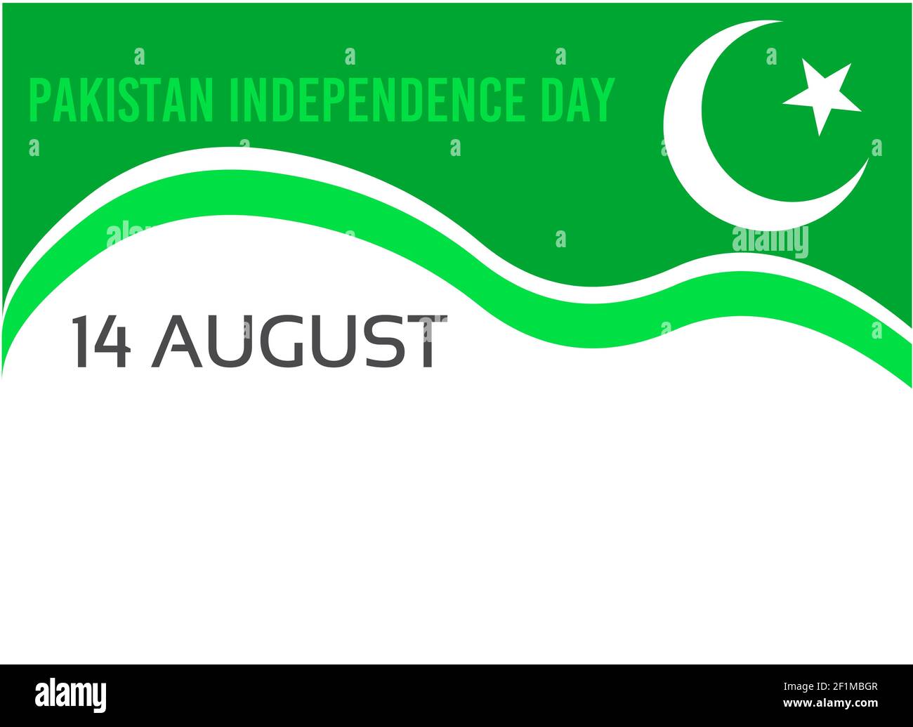 Pakistan independence day ,14 august Design Illustration. greeting card ...