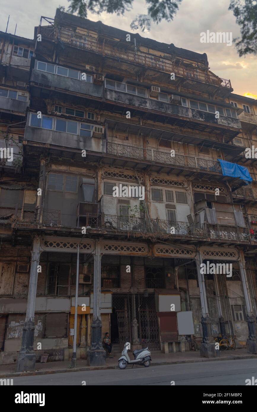streets of the Indian city of Mumbai. City center Stock Photo - Alamy