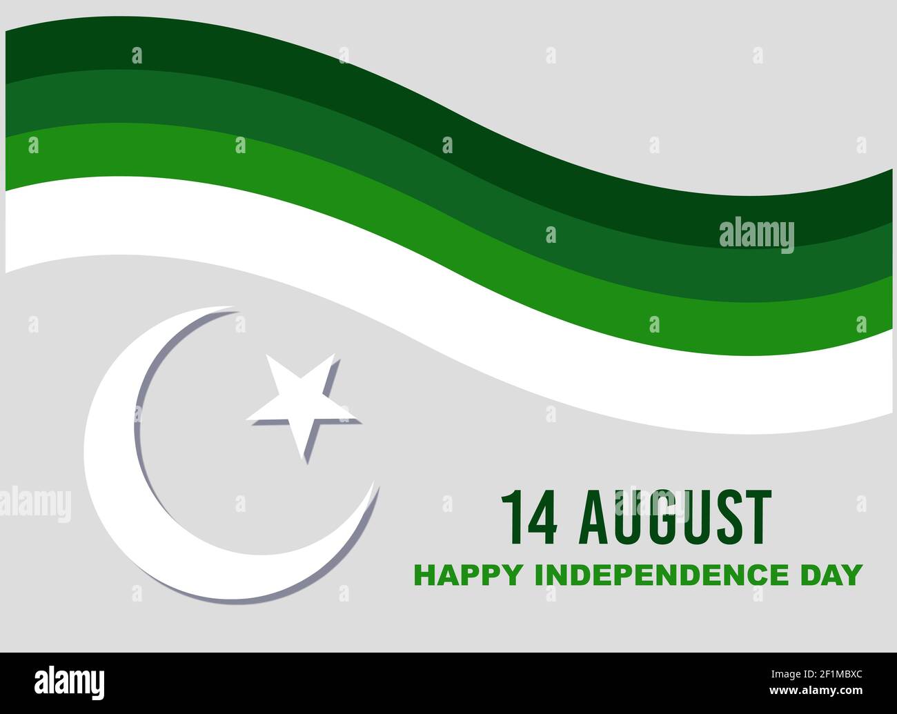 Pakistan independence day ,14 august Design Illustration. greeting card ...