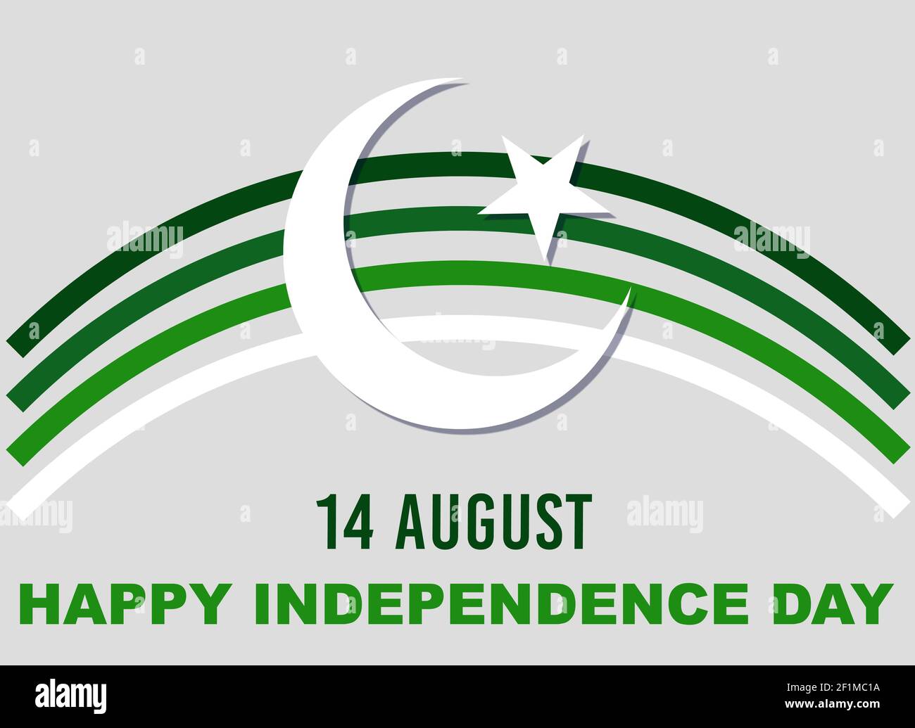 Pakistan independence day ,14 august Design Illustration. greeting card ...