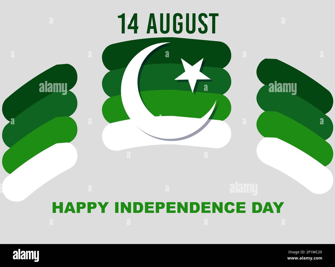 Pakistan independence day ,14 august Design Illustration. greeting card ...