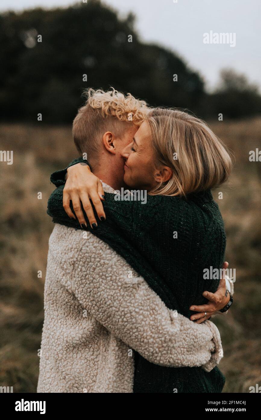 Happy female couple together Stock Photo - Alamy