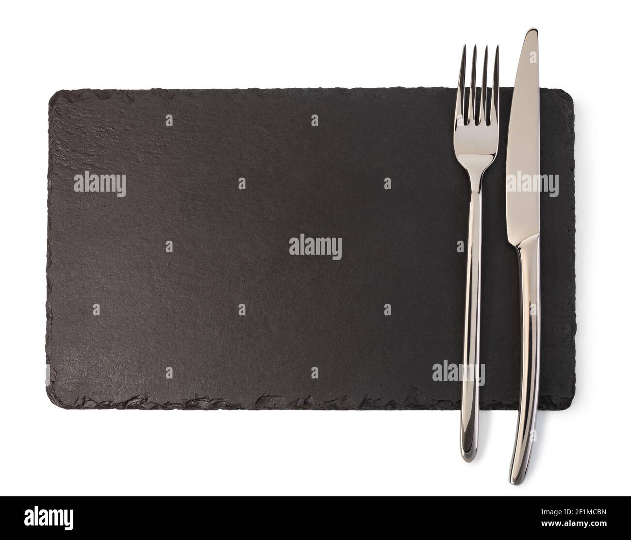 Plate and cutlery Stock Photo - Alamy