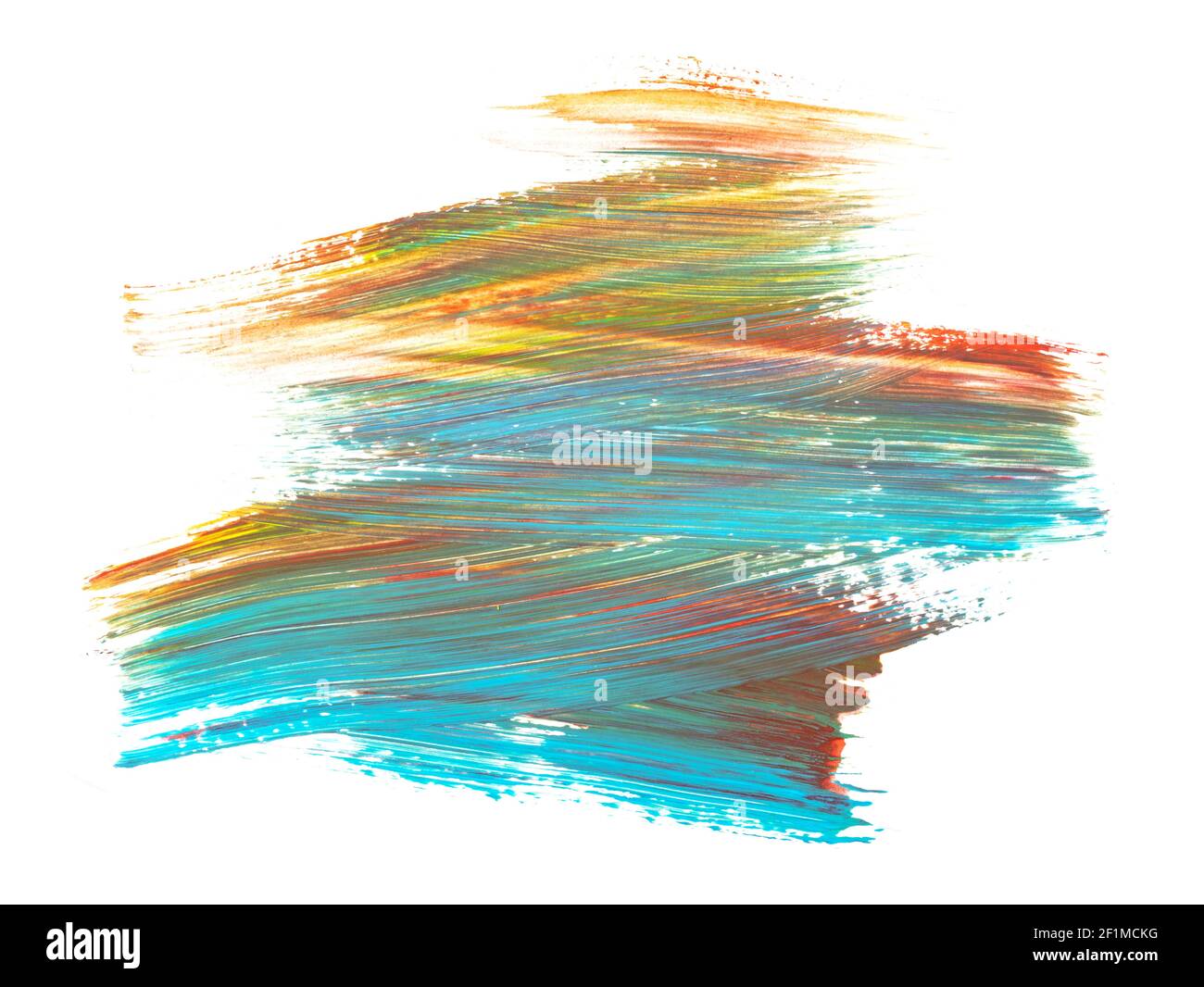 Multicolor paint brush texture Stock Photo - Alamy