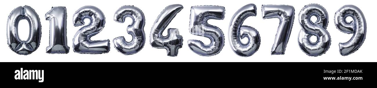 Balloons numbers hi-res stock photography and images - Alamy