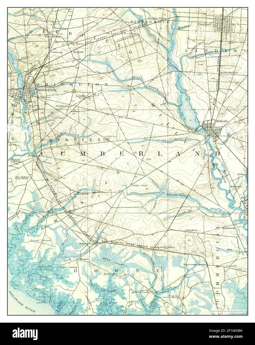 Bridgeton map Cut Out Stock Images & Pictures - Alamy