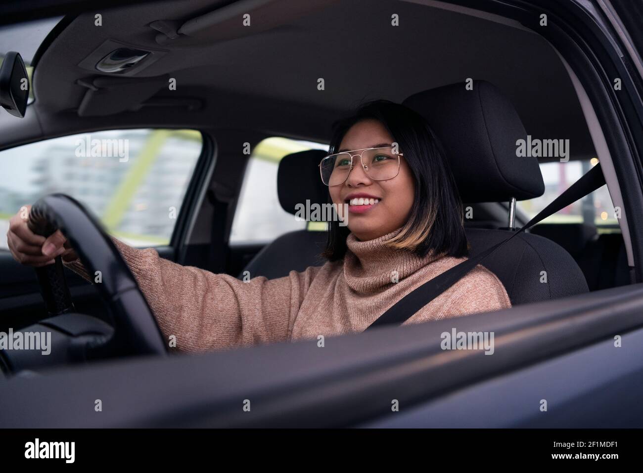 Woman driver car hi-res stock photography and images - Alamy