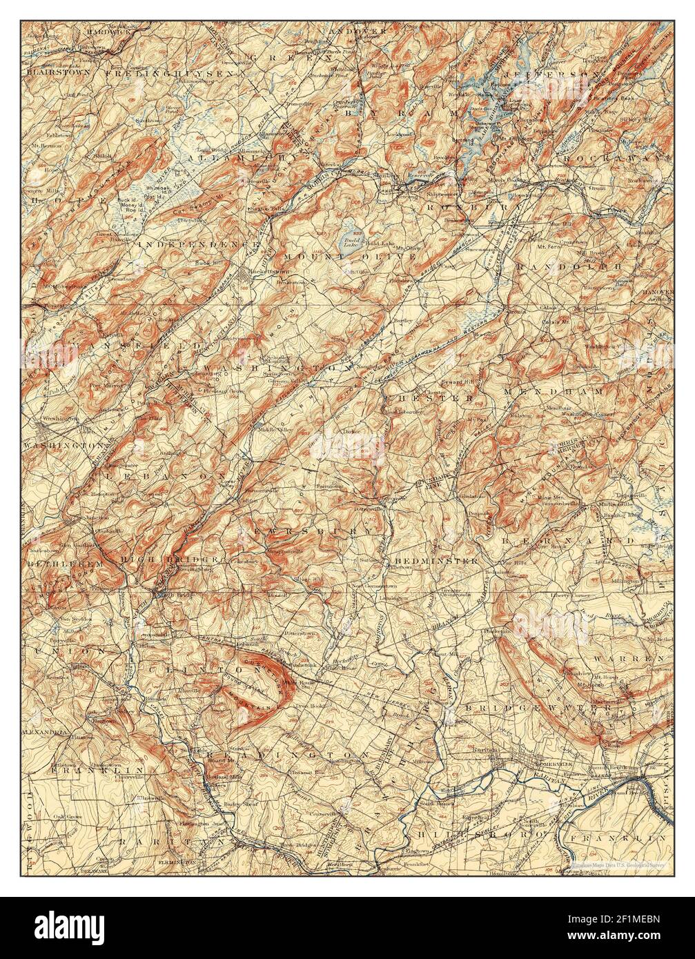 Raritan map hi-res stock photography and images - Alamy