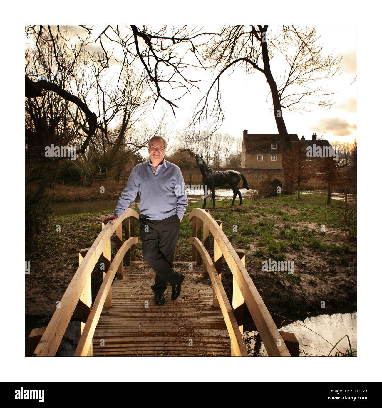 Jeffrey Archer at home in Cambridge in the study where he works ...