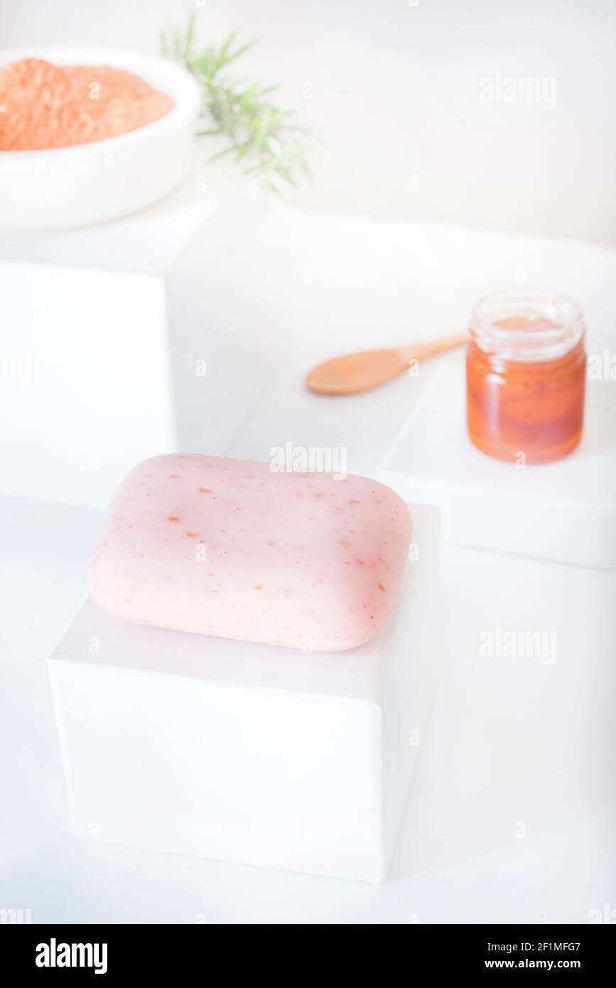 Clay powder soap hi-res stock photography and images - Alamy