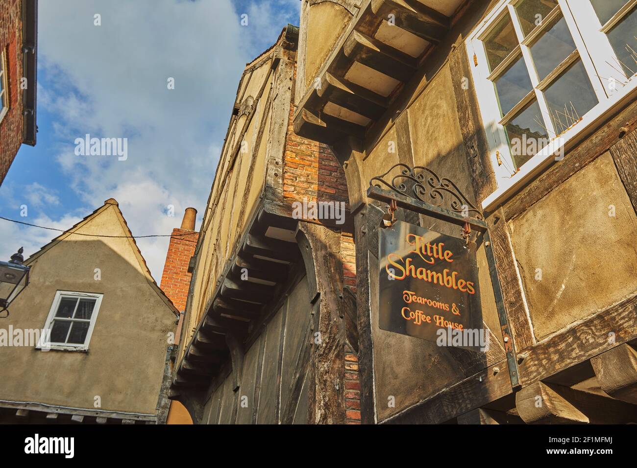 The Shambles, one of the oldest streets in the historic heart of York ...