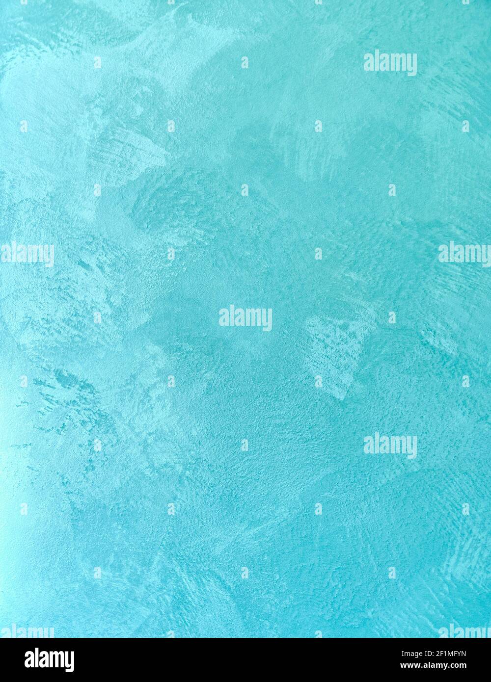 Background bright azure color made by decorative texture stucco. Wall ...
