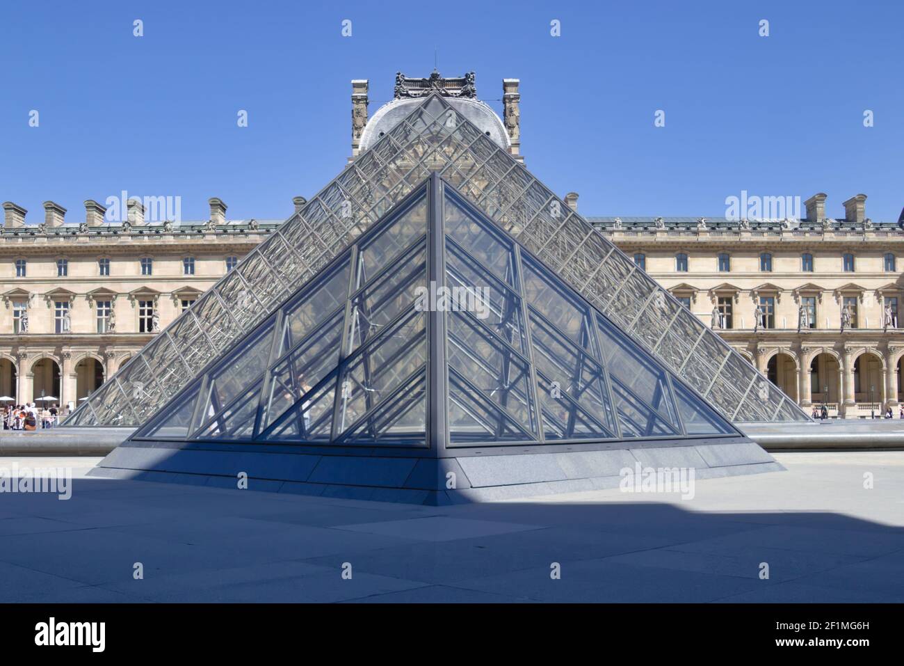 Louvre pyramids hi-res stock photography and images - Alamy