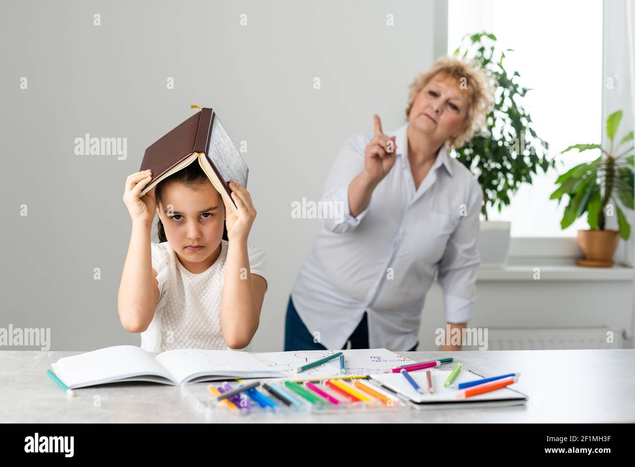 Strict elderly woman portrait hi-res stock photography and images - Alamy