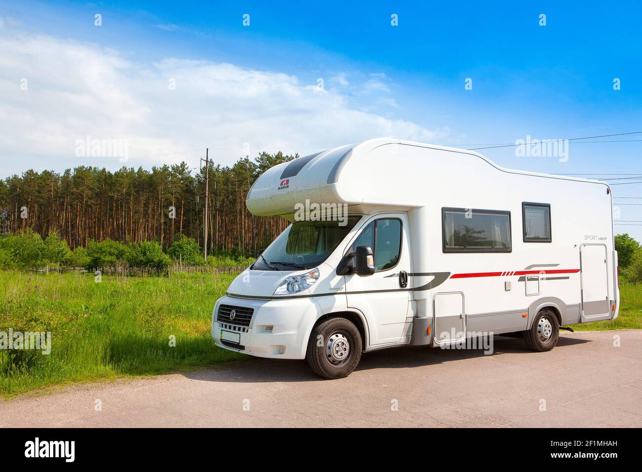 Traffic Jam Motorway Caravan High Resolution Stock Photography and ...
