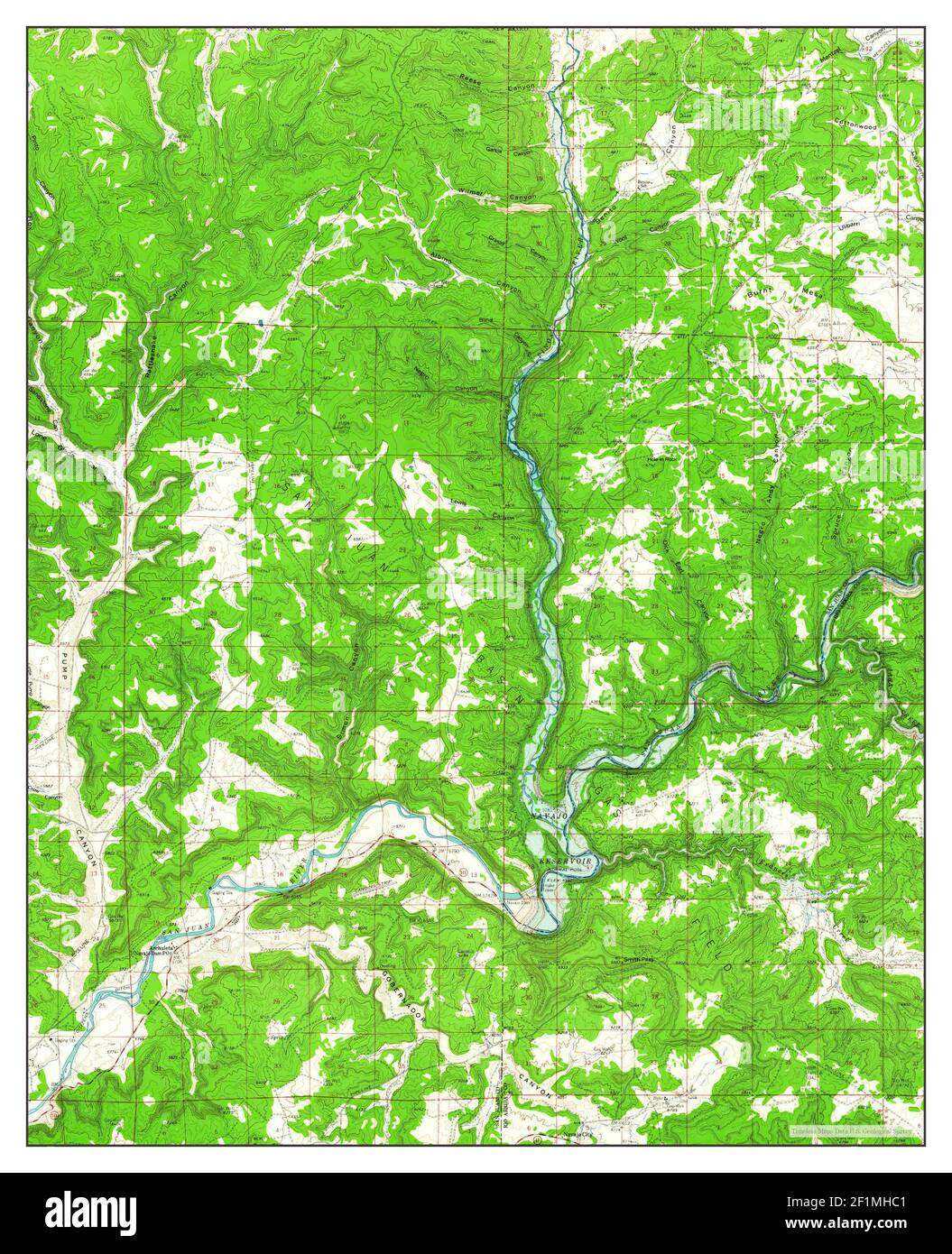 Navajo county map hi-res stock photography and images - Alamy