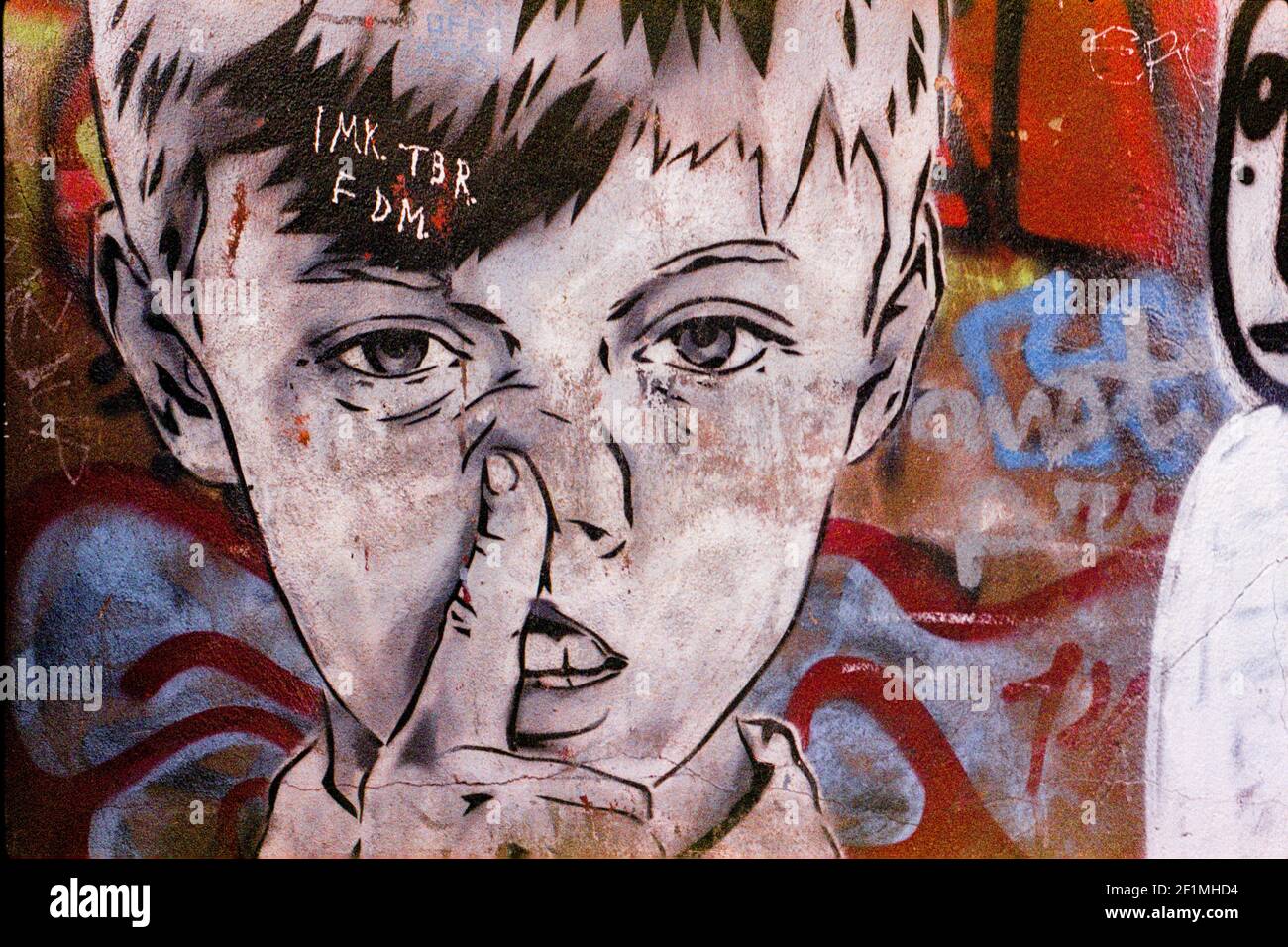Berlin, Germany. Mauerpark Graffiti, Mural and Urban Street Art ...