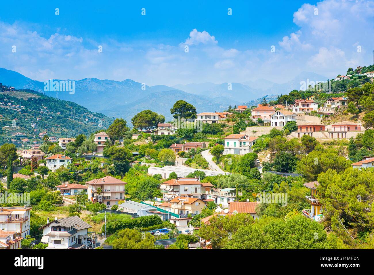 Rural village landscape in Bavarian Alps Stock Photo - Alamy