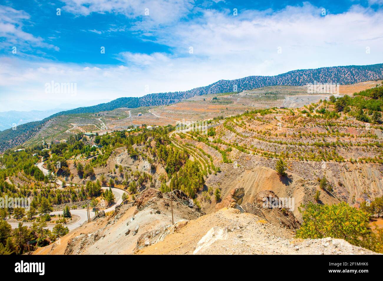 Troodos mountain landscape hi-res stock photography and images - Alamy