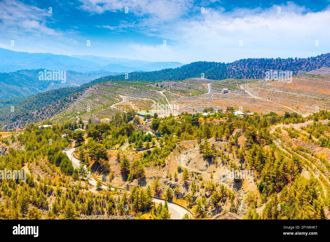Troodos mountain landscape hi-res stock photography and images - Alamy