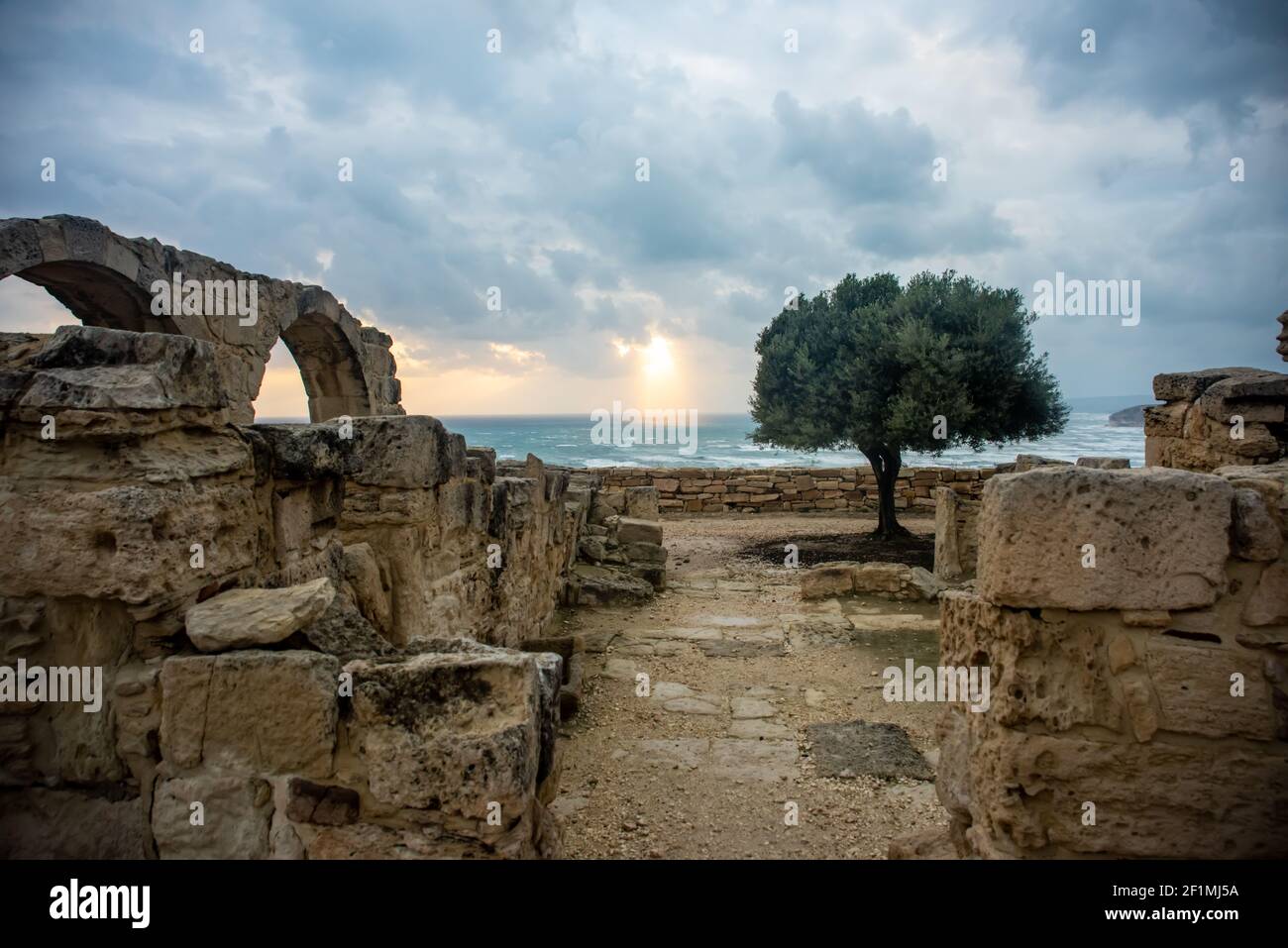 Ancient ruins in Paphos Archaeological Park - Cyprus Stock Photo - Alamy