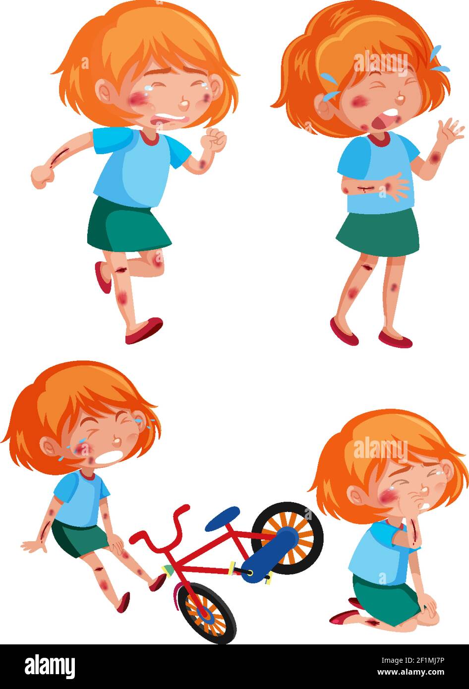 Illustration Child Injured High Resolution Stock Photography and Images ...