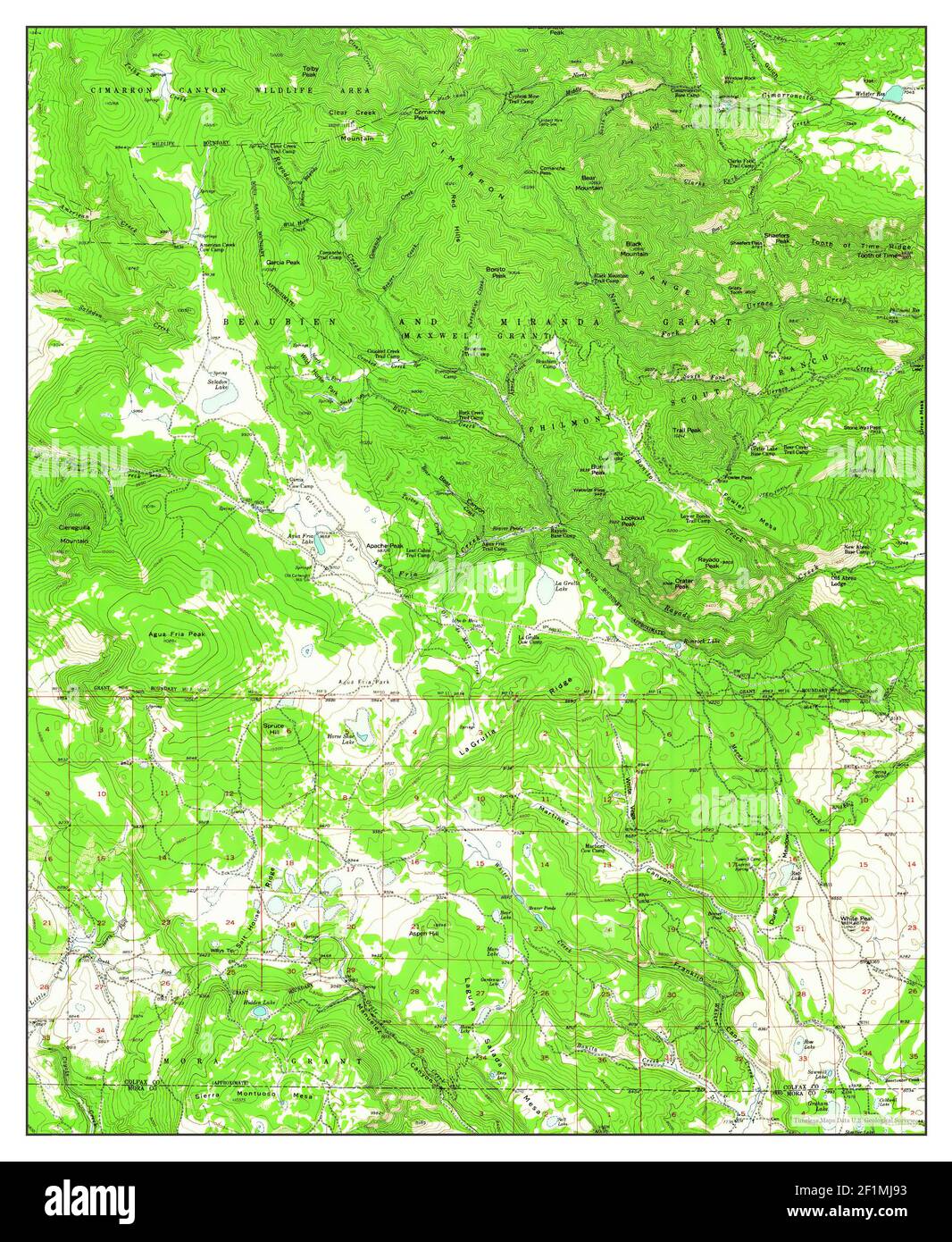 Tooth Of Time, New Mexico, map 1956, 1:62500, United States of America ...