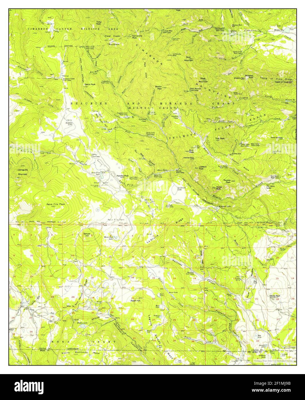 Tooth Of Time, New Mexico, map 1956, 1:62500, United States of America ...