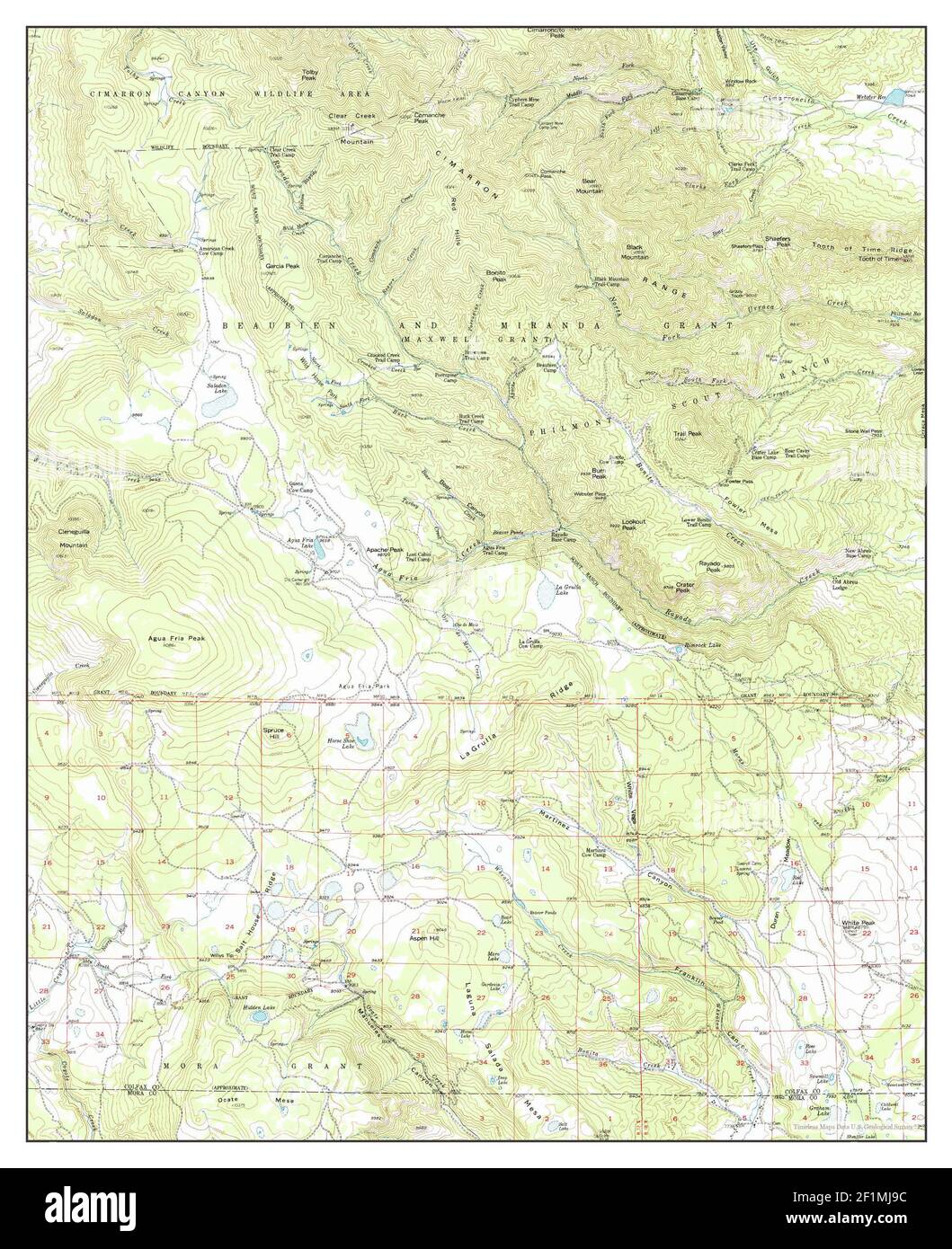 Tooth Of Time, New Mexico, map 1956, 1:62500, United States of America ...
