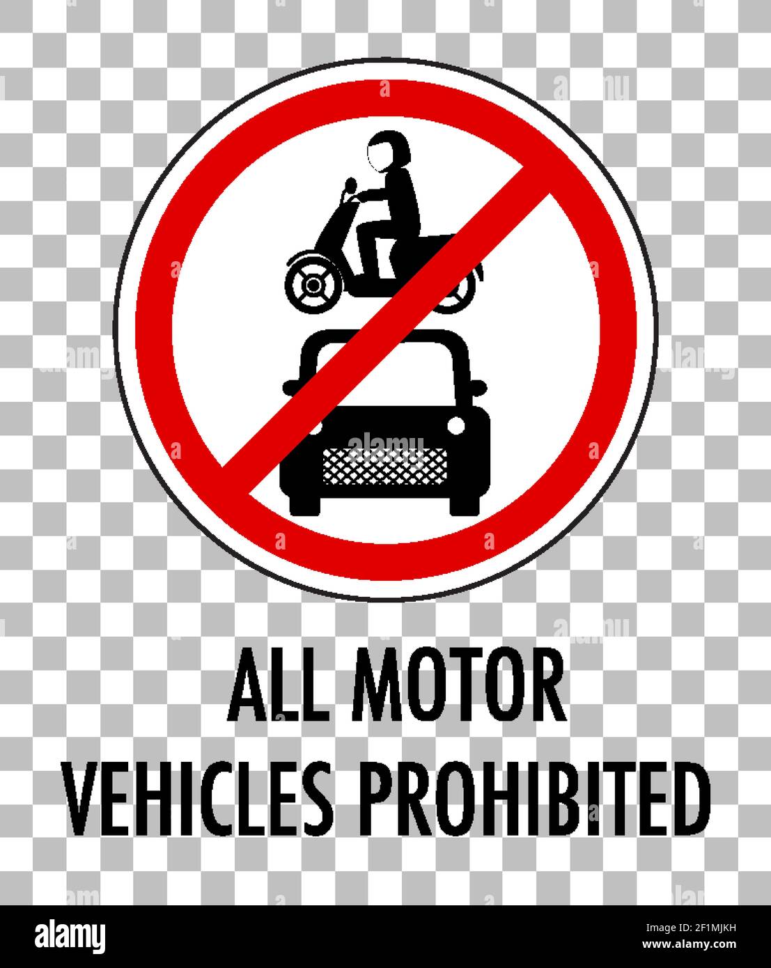 Red traffic sign on transparent background illustration Stock Vector ...