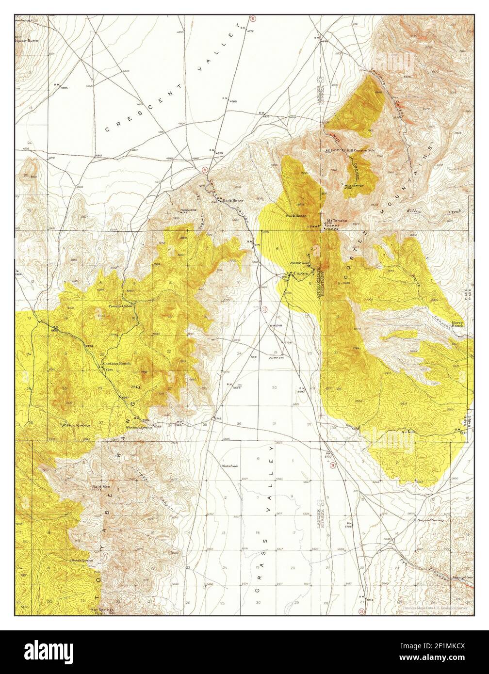 Map of cortez hi-res stock photography and images - Alamy
