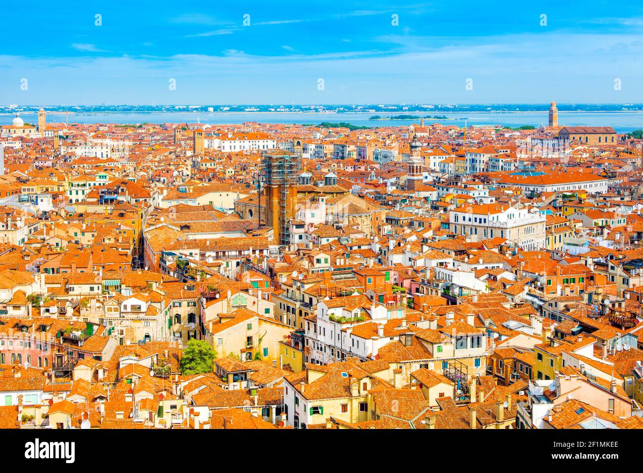 Beautiful panoramic landscape of San Marco - famous district with many ...