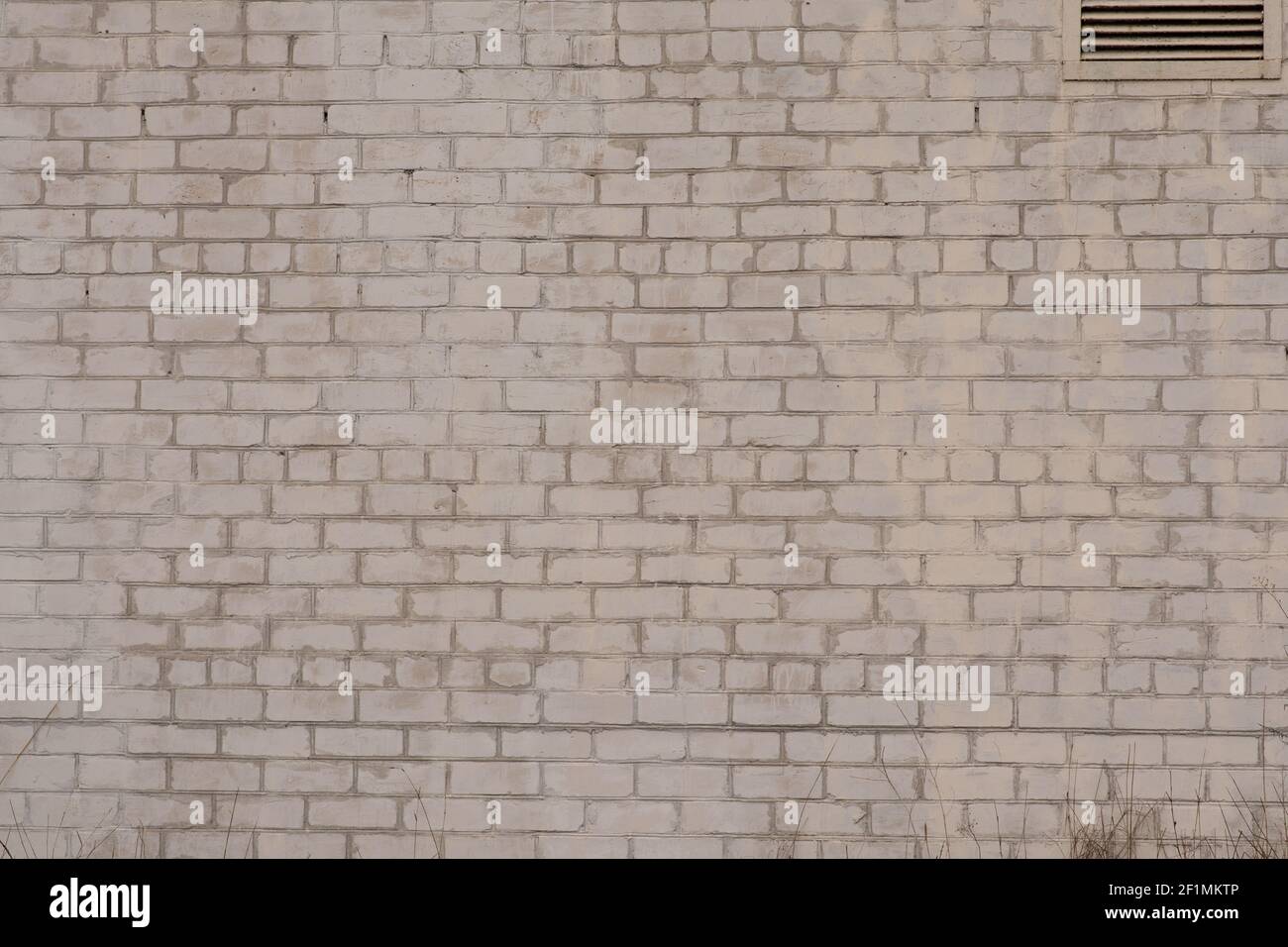 White brick wall and ventilation window. Horizontal Stock Photo - Alamy