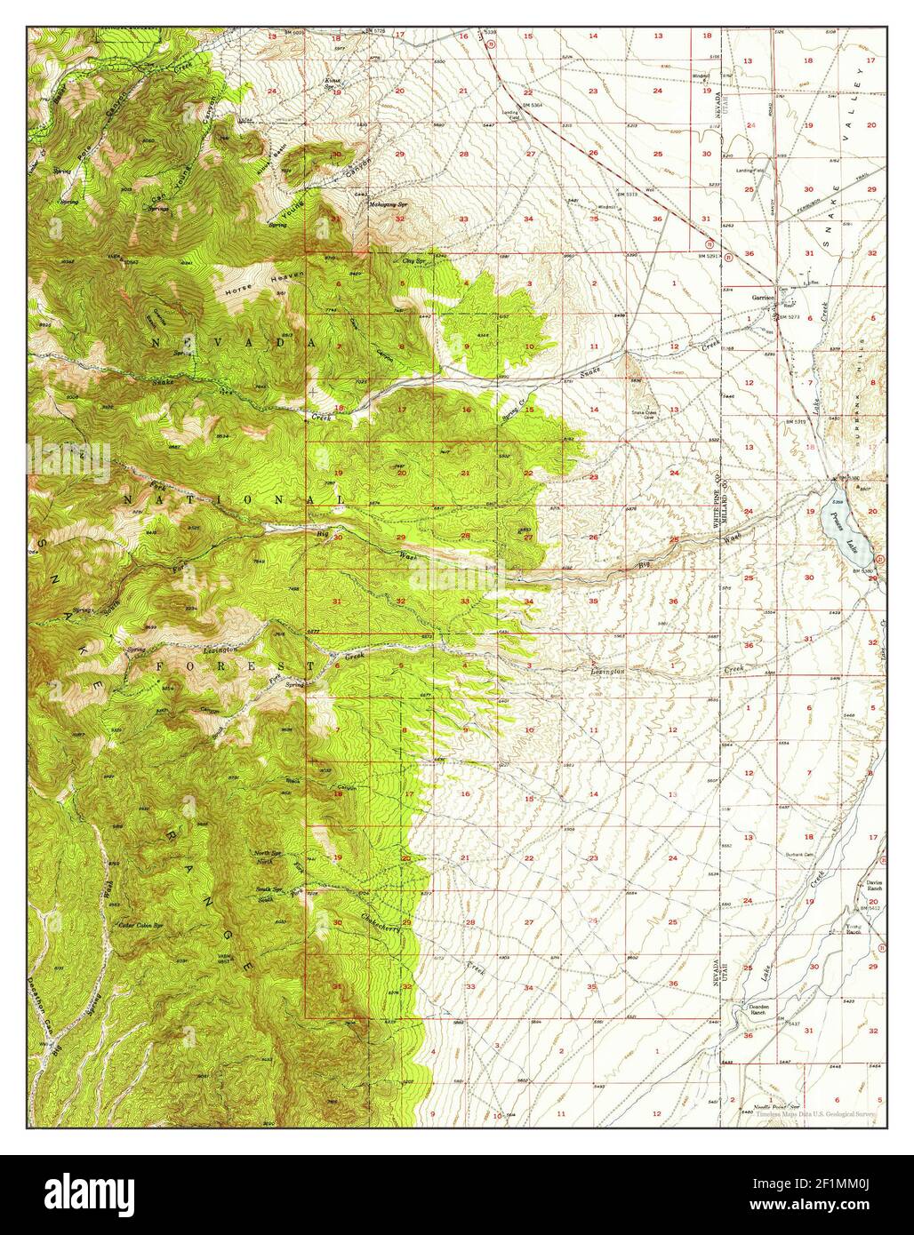 Map of garrison Cut Out Stock Images & Pictures - Alamy