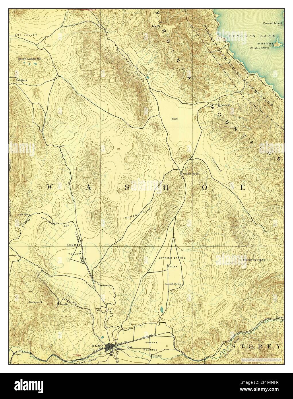 Reno map Cut Out Stock Images & Pictures - Alamy