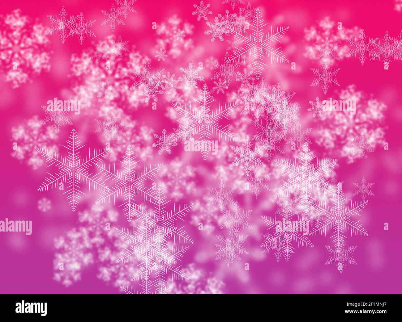 Abstract pink snowflakes background Stock Photo - Alamy