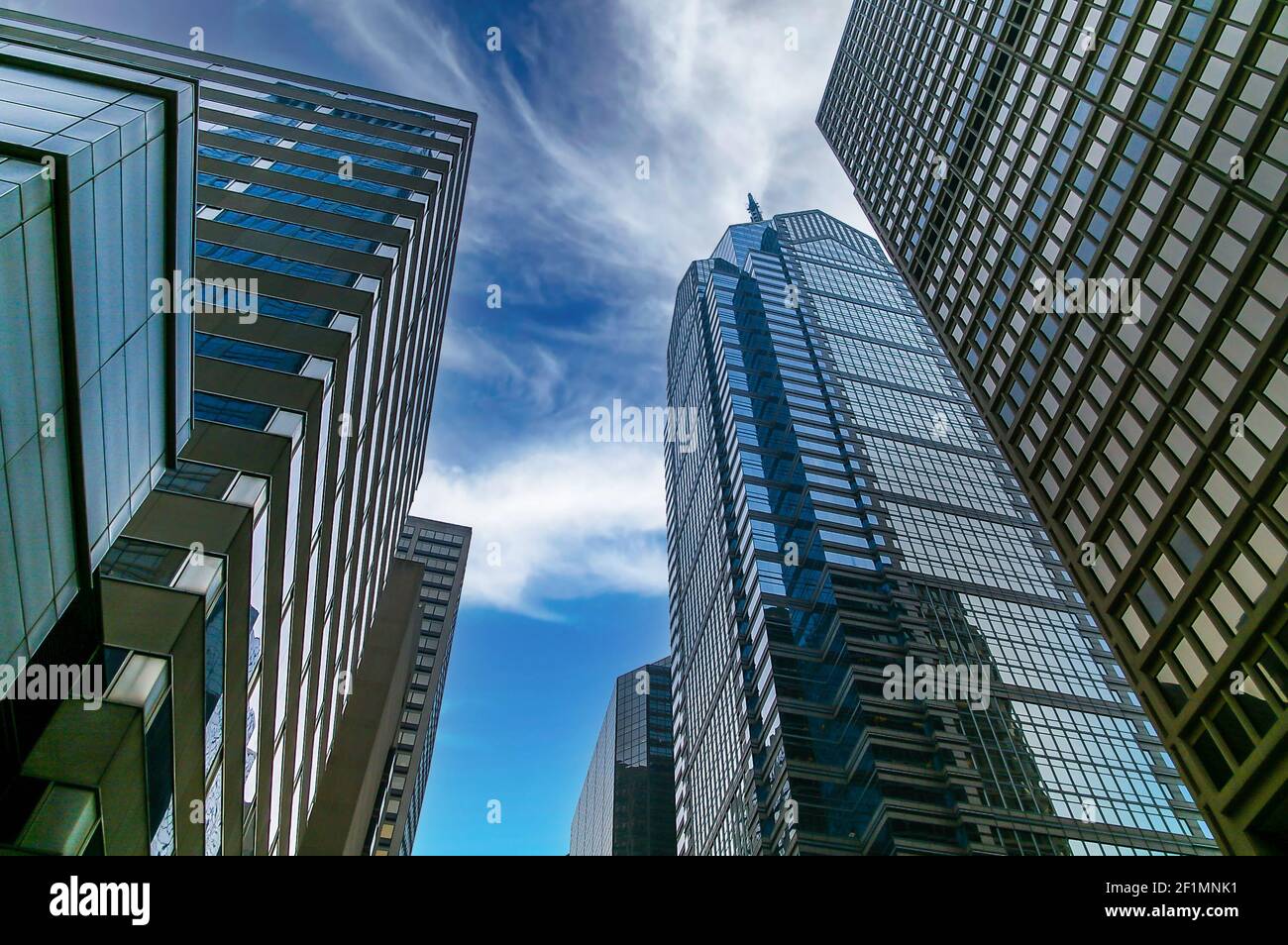 One Liberty Place and buildings in Philadelphia, Pennsylvania, US Stock ...