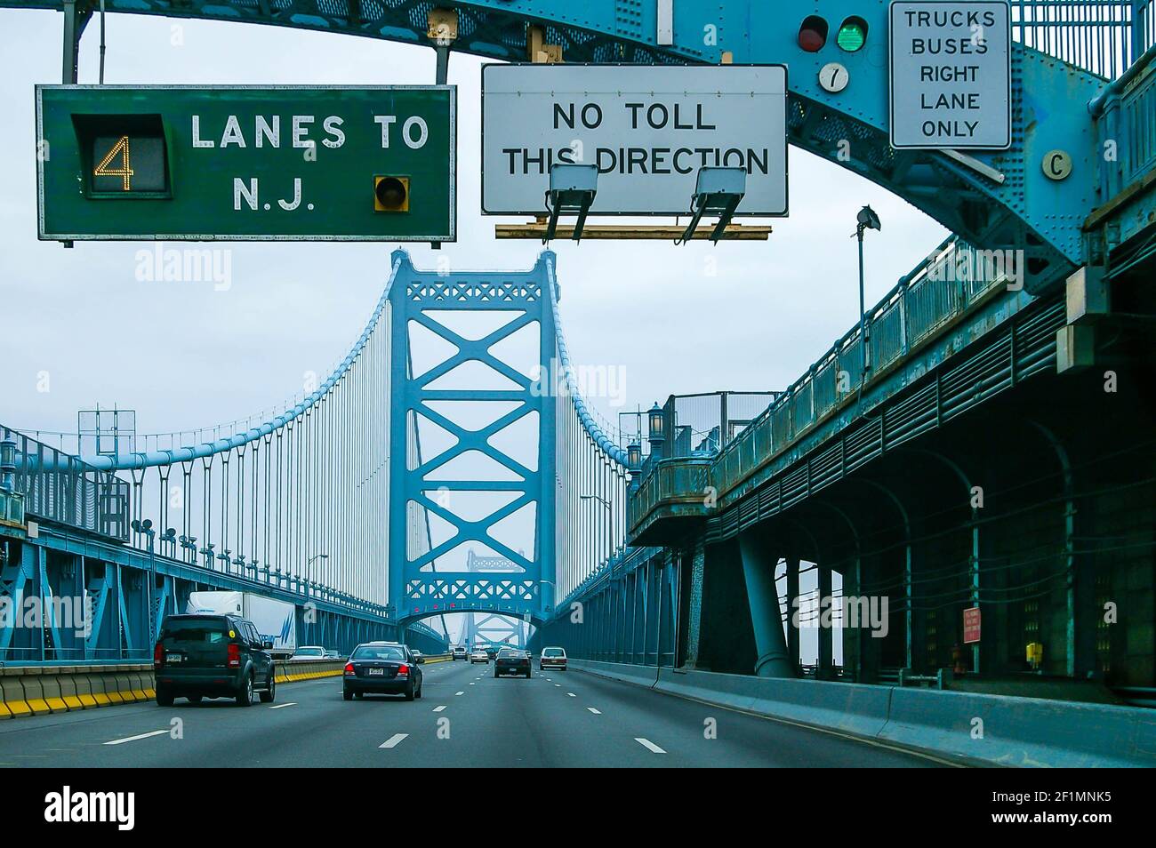 Benjamin franklin bridge philadelphia hi-res stock photography and ...