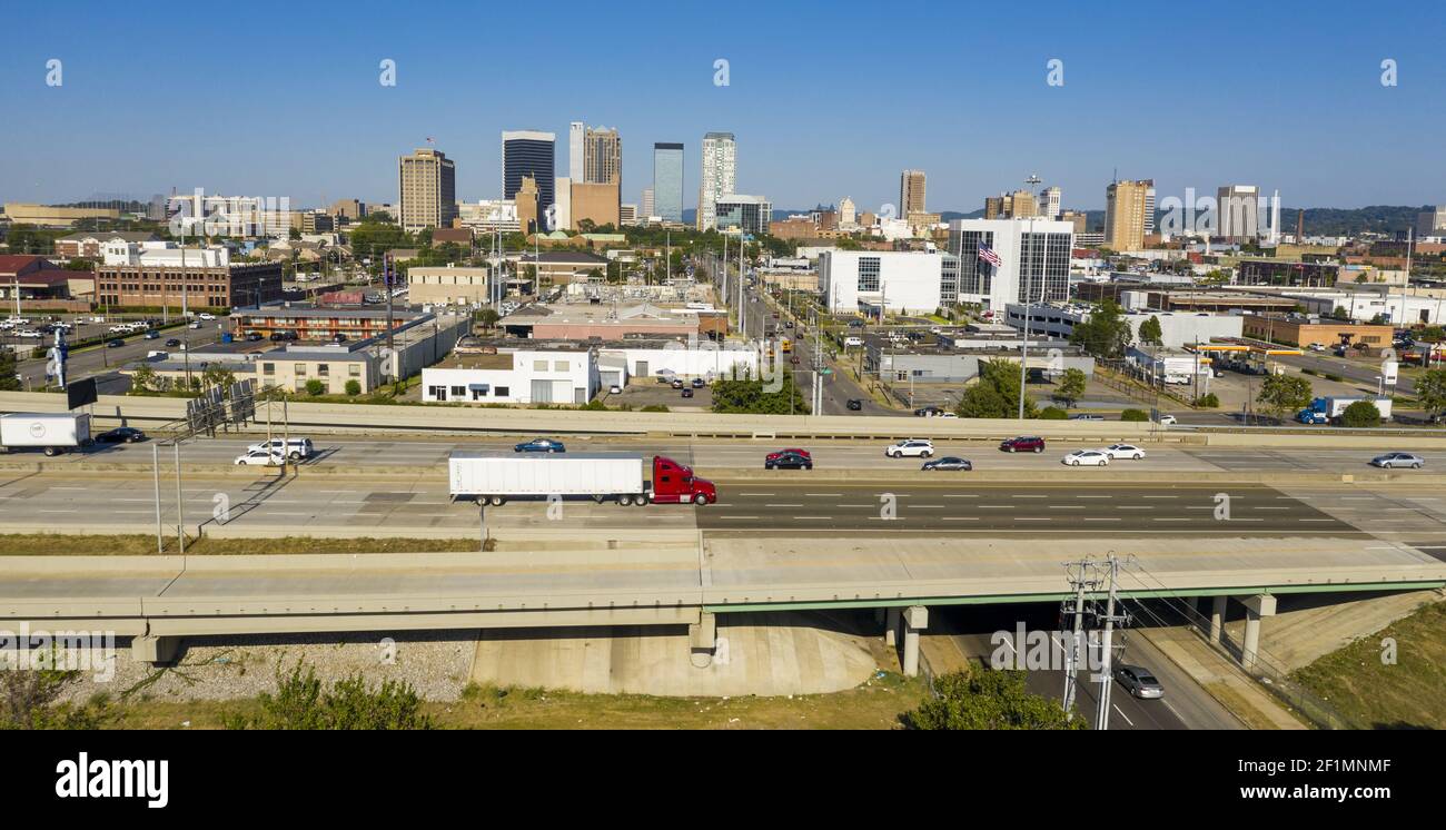 Birmingham alabama aerial hi-res stock photography and images - Alamy