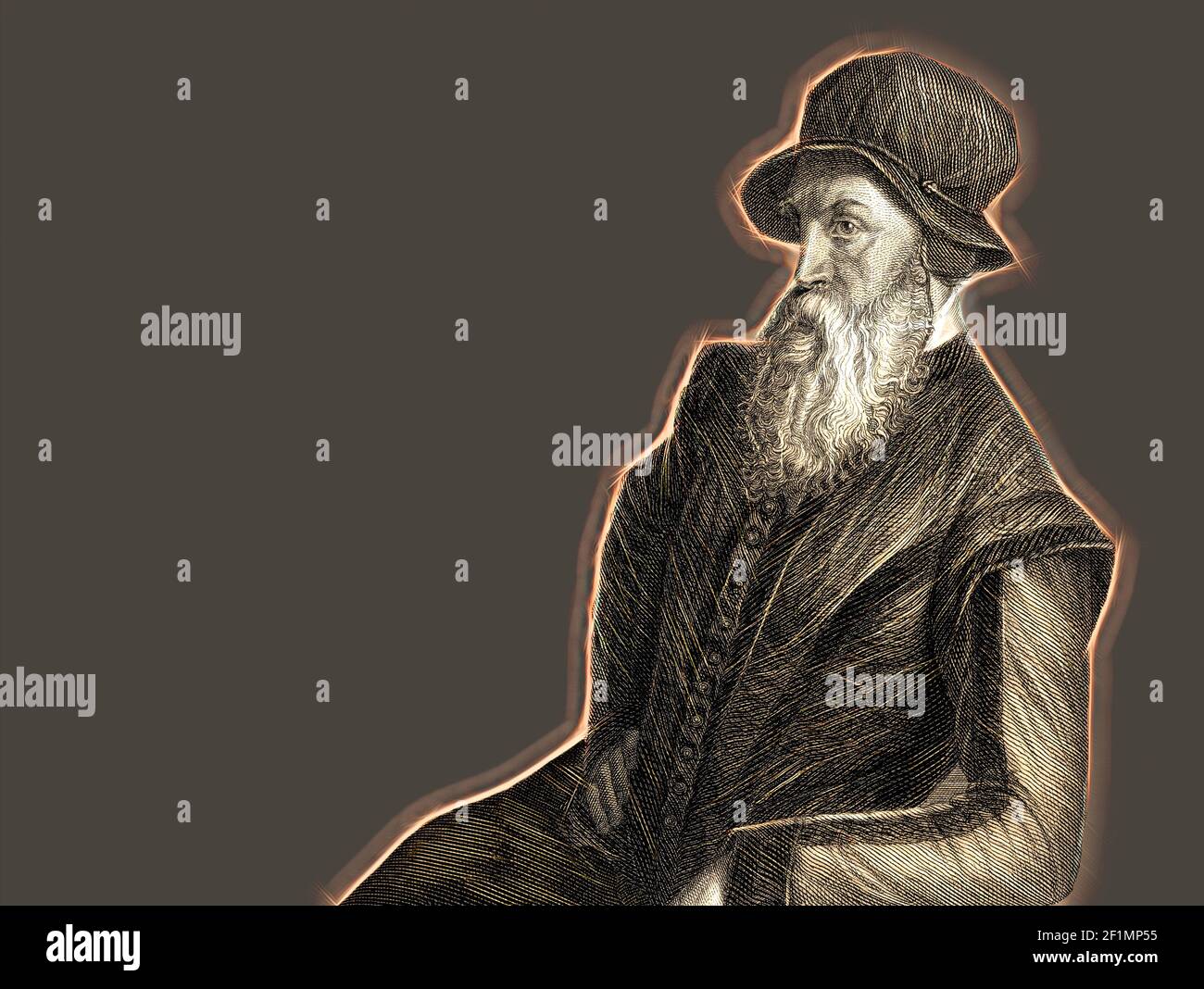 Portrait of benvenuto cellini 1500 1571 an italian sculptor hi-res ...