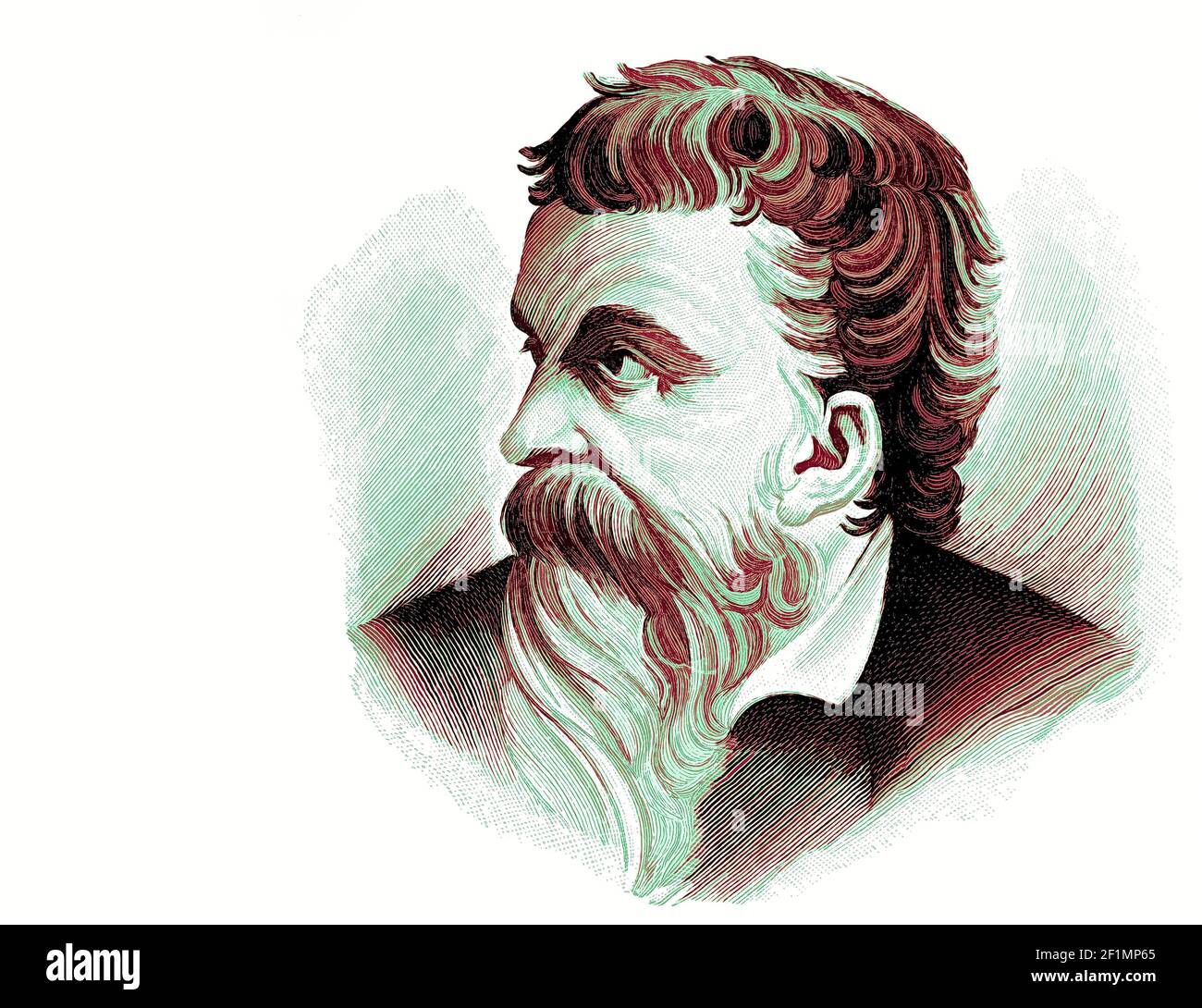 Benvenuto Cellini, 1500 - 1571, Italian goldsmith and sculptor Stock ...