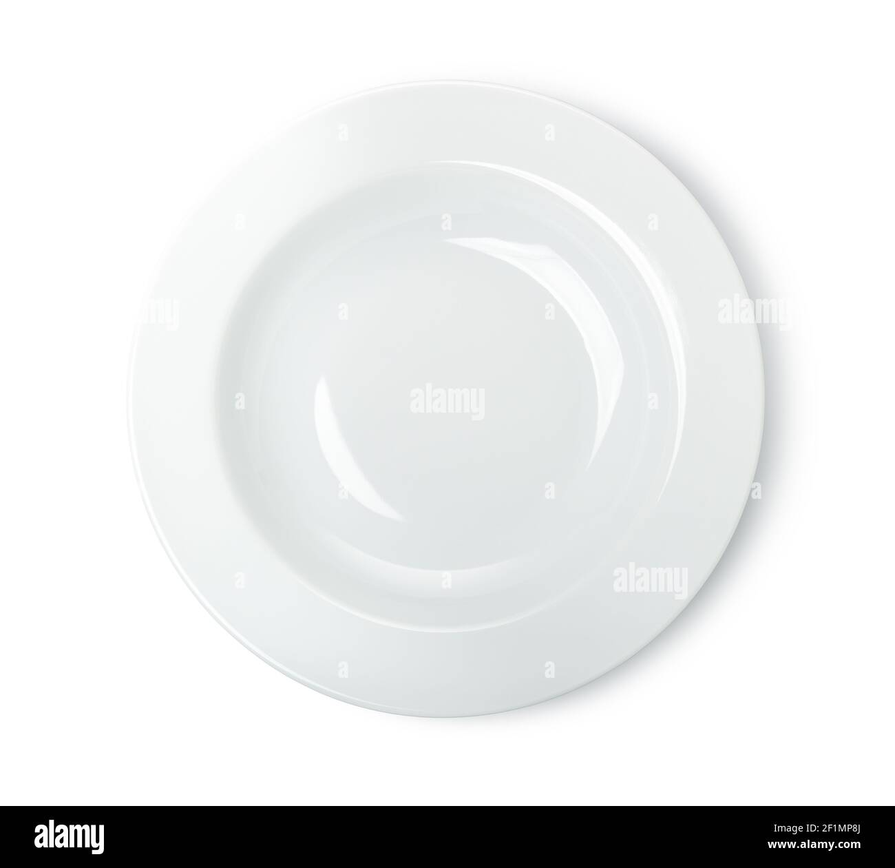 Round ceramic plate Stock Photo - Alamy