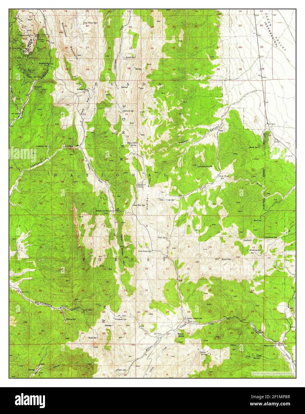 Treasure county map hi-res stock photography and images - Alamy