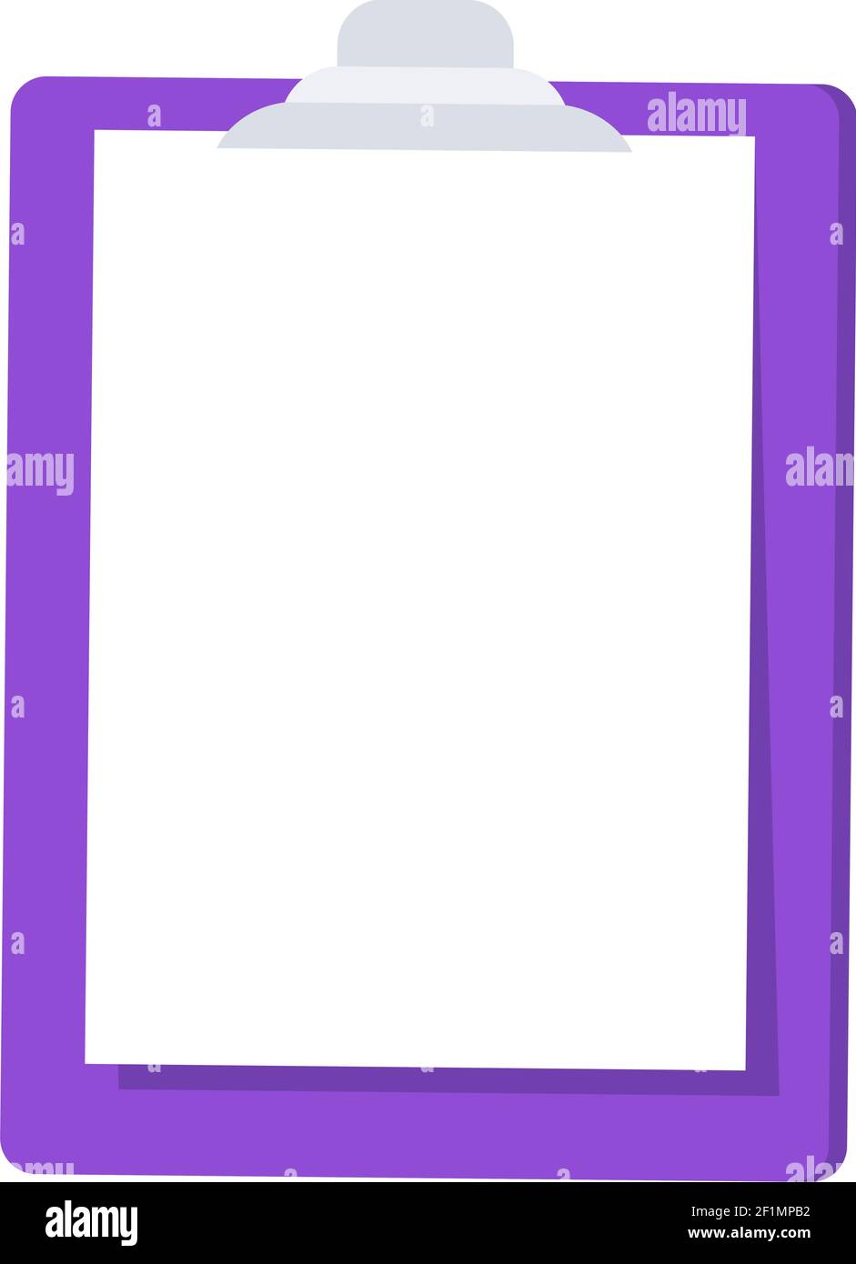 Clipboard folder icon. Stationery flat vector illustration Stock Vector ...